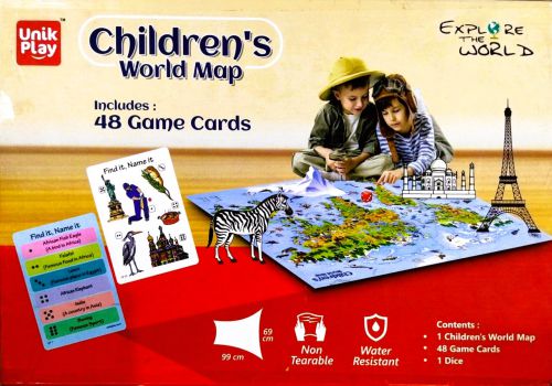 Children's World Map - Explore The World | The Treasure Trove - Online ...