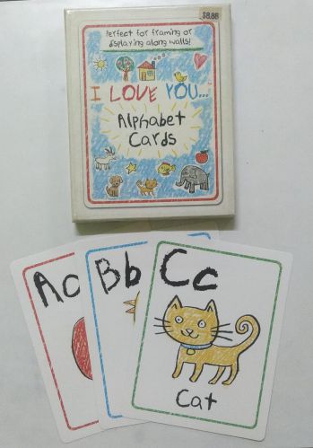 I Love You Alphabets Cards (Jumbo Flash Cards) | The Treasure Trove ...